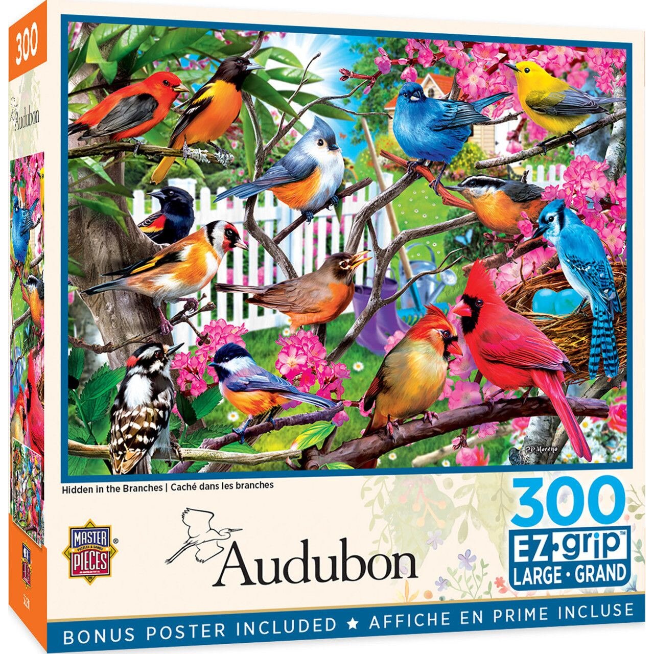 Puzzle Master Pieces din 300 XXL de piese - Pasari - eMAG.ro