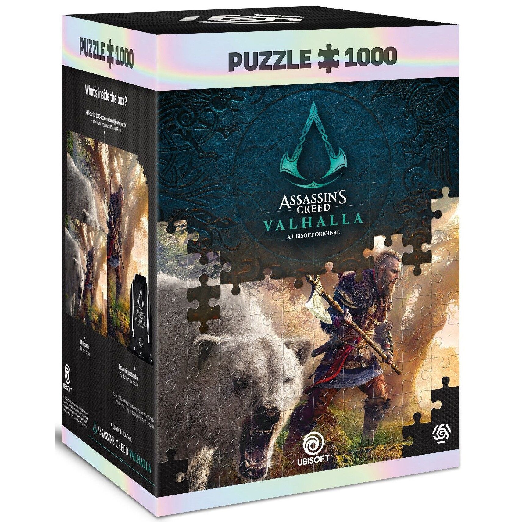 Пъзел Bun Loot от 1000 части - Assassin's Creed Valhalla: Eivor & Polar ...