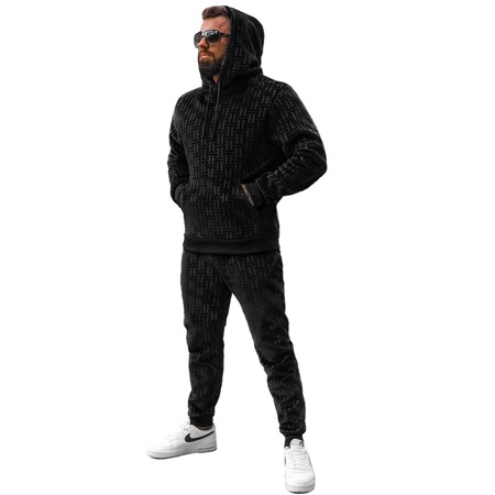 Compleu sport barbati negru OZONEE O/3A81 L - eMAG.ro
