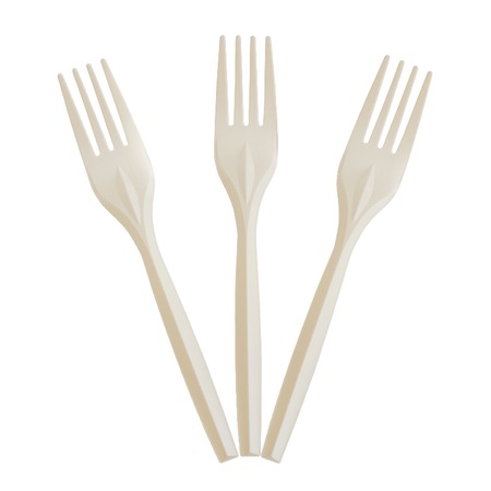 Set 100 Furculite unica folosinta, biodegradabile 17 cm - eMAG.ro