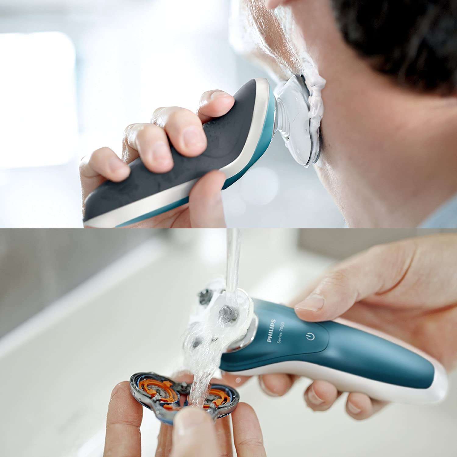 Самобръсначка Philips Seria 7000 S7370/41 4098639 90-1, Wet & Dry Razor ...