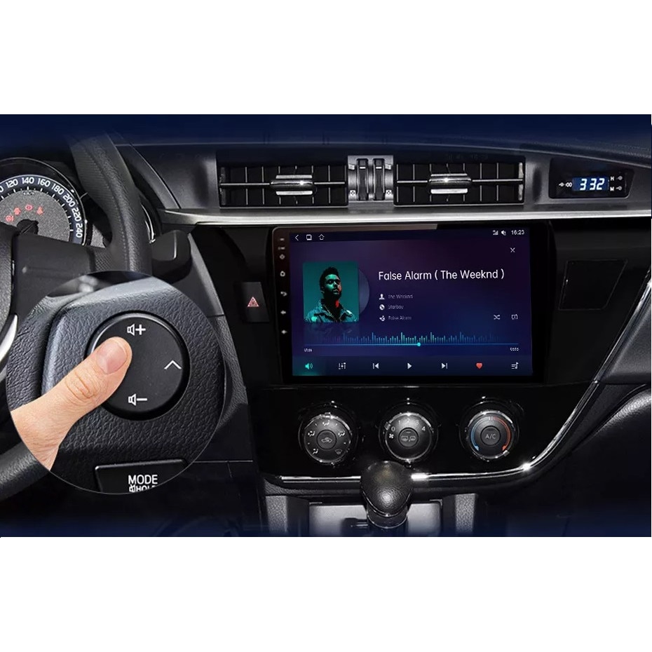 Toyota Corolla kompatibilis navigáció (2013-2017) Android 12, CarPLAY ...