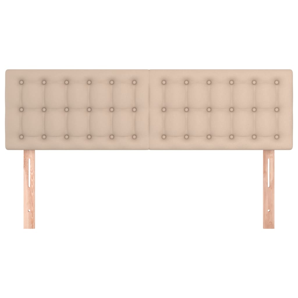 Set tablii de pat vidaXL, 2 piese, cappuccino, 72x5x78/88 cm, piele ...