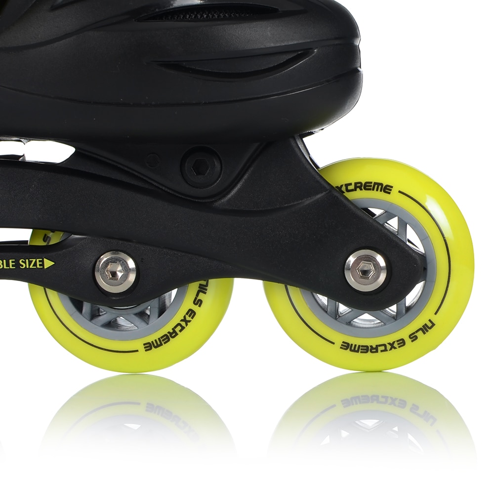 Patine cu role reglabile pentru copii Black Rollerblades, M 31-35 - eMAG.ro