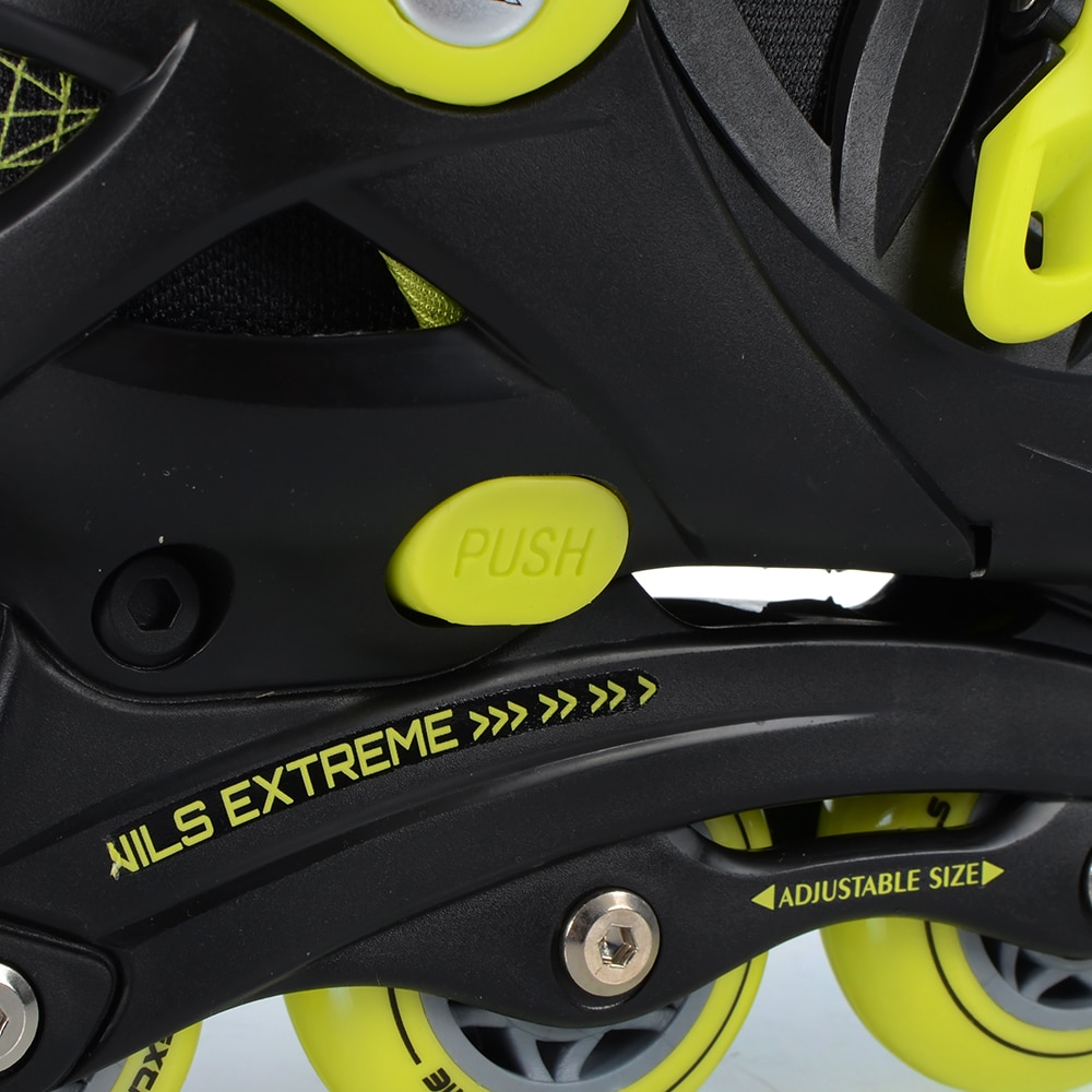 Patine cu role reglabile pentru copii Black Rollerblades, M 31-35 - eMAG.ro