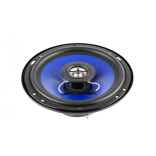 Difuzor auto, Peiying, 100 Hz - 20 kHz, 80 W, 6.4 inh, Negru/Albastru ...