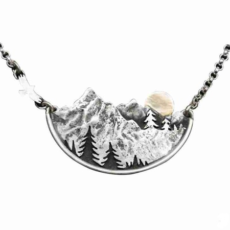 Lantisor Mountain Life, Visages, Argintiu, Aliaj Metalic - eMAG.ro