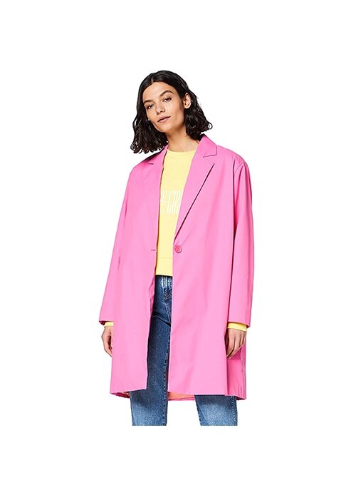 Palton Dama, Pepe Jeans, Bumbac, Roz, M - eMAG.ro