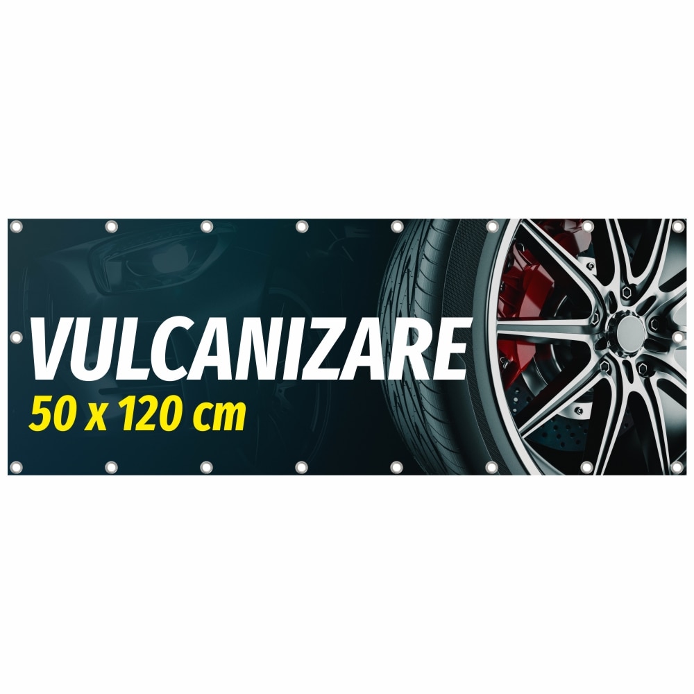 Banner personalizat premium, Vulcanizare, Priti Global, tiv si capse ...