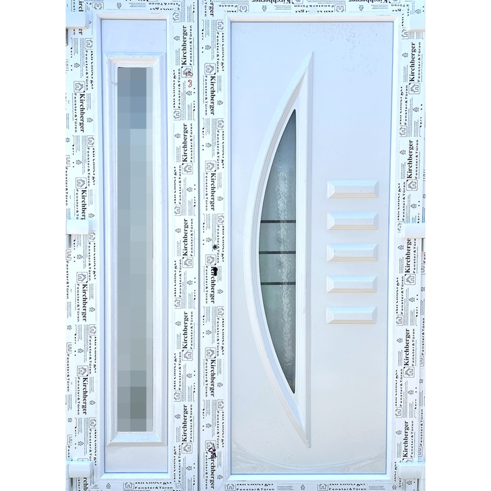 Usa dubla exterior Pvc, MOON BLACK, Alb, 150x190 - eMAG.ro