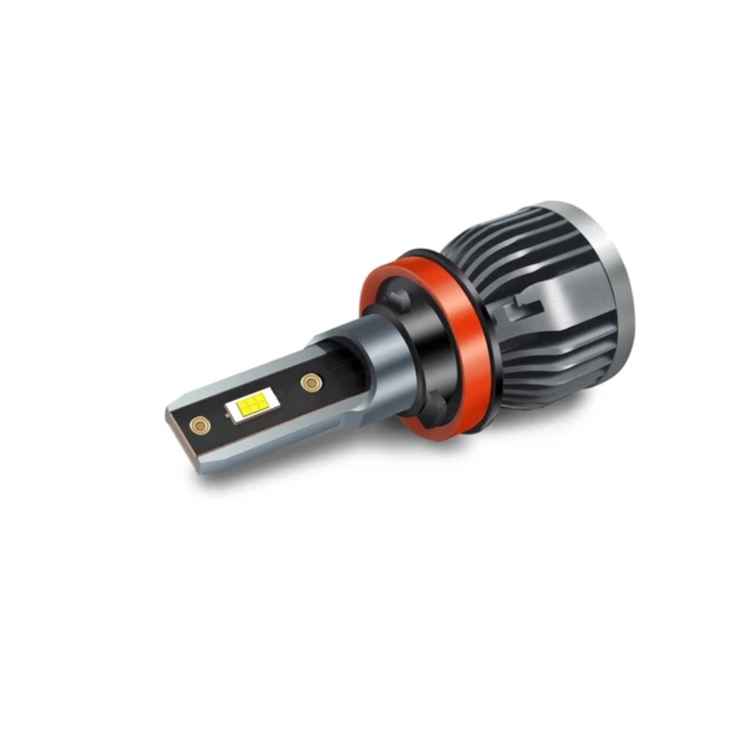 Set 2 becuri led auto H4, LED/BEC, 40W, Lumina alba 8000k, super slim ...