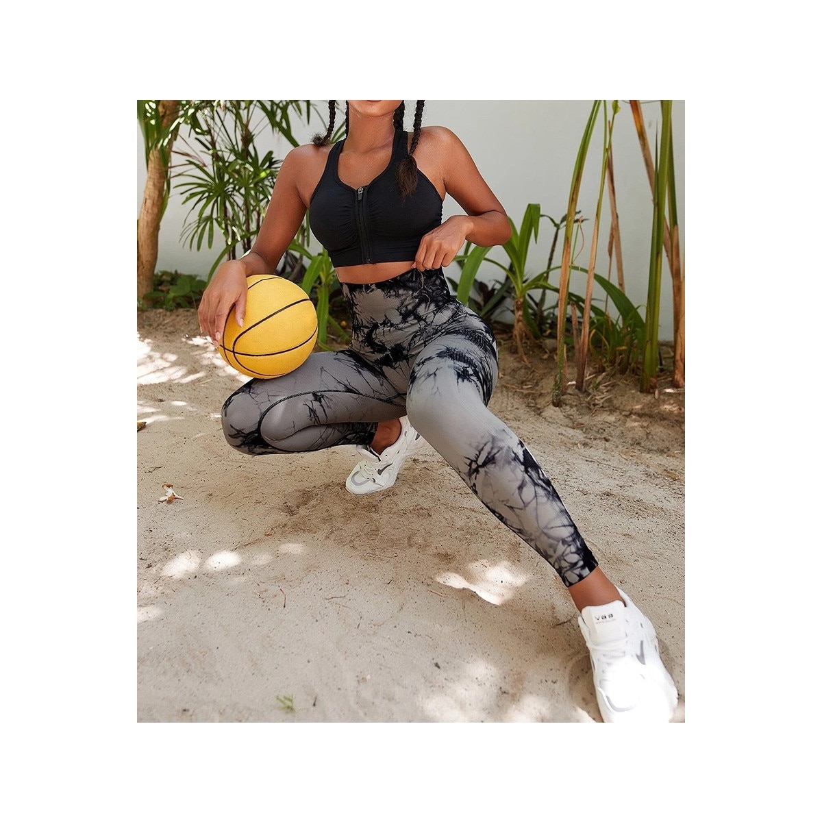 Colanti Fitness Dama Lungi Modelatori Cu Talie Inalta, Elastici, Efect ...