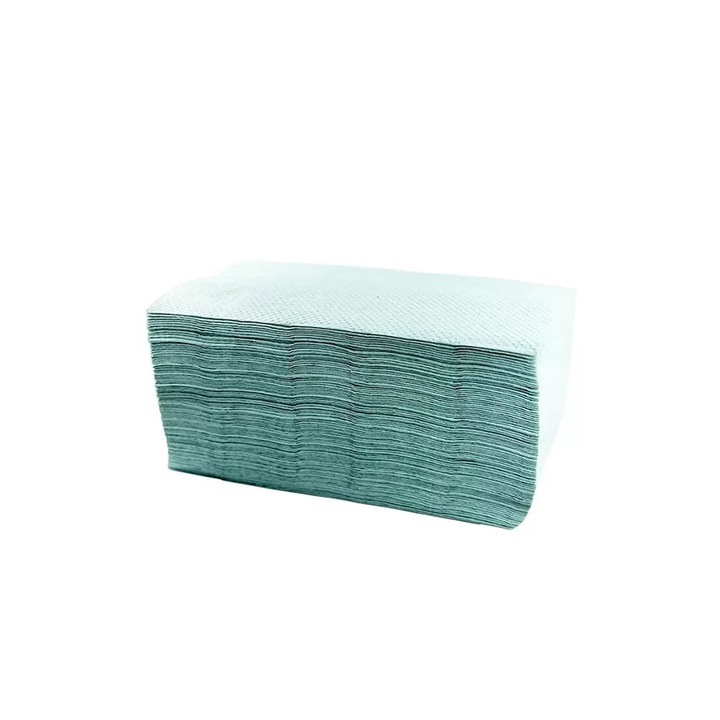 Prosoape pliate din hartie Tip V Verzi, 250 buc, Lucart - eMAG.ro