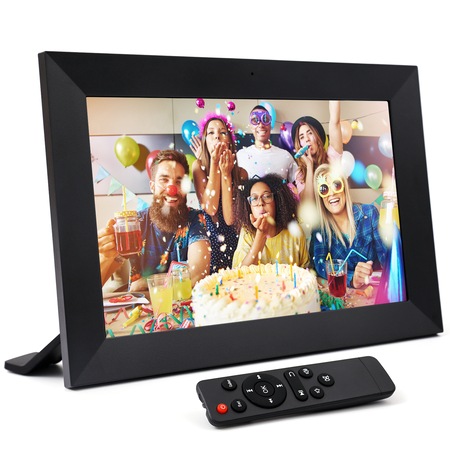 Rama foto digitala WIFI, DIGZ, 10.1 inch, aplicatie Frameo, Touch, IPS ...