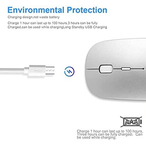 Mouse Fara fir De Calculator Wireless Bluetooth 2.4G - eMAG.ro
