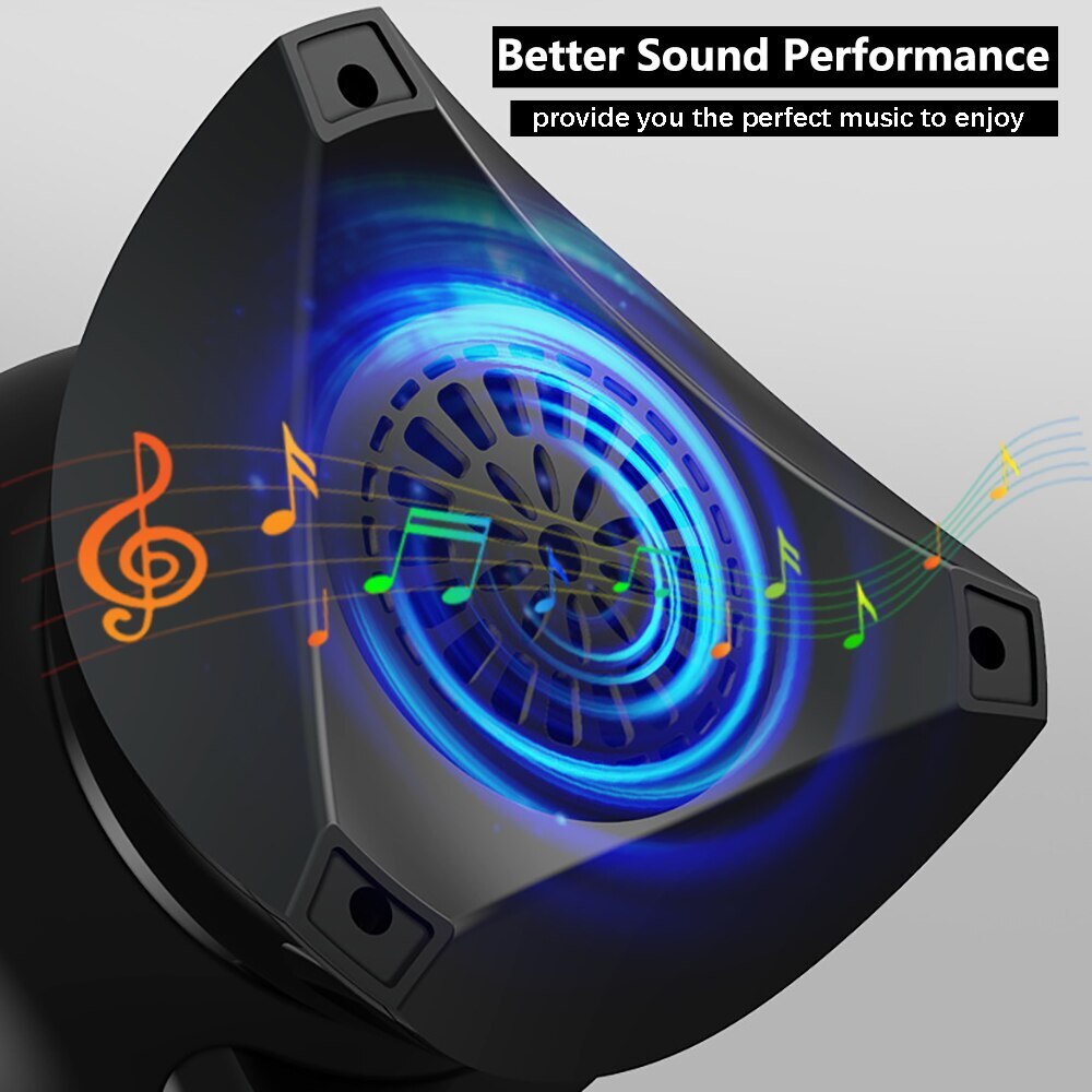 Proiector Disco Ball, WALALLA, LED, Bluetooth, 7 Moduri de iluminare, Negru - eMAG.ro