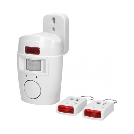 Alarma cu 2 telecomenzi, Orno, Senzor de miscare, Alb - eMAG.ro