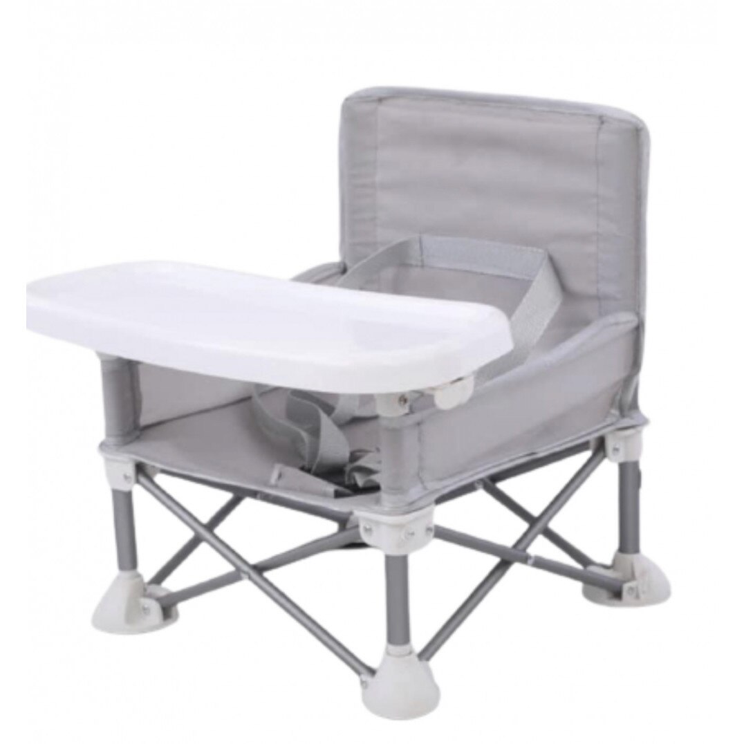 Scaun inalt pentru copii, Rainbow Fox, Gri - eMAG.ro