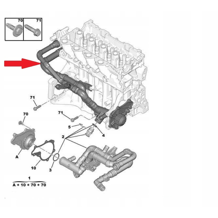 Tömlő a hűtőrendszerhez, Turborury, Citroen C1 Ford Fiesta Mazda 2 ...