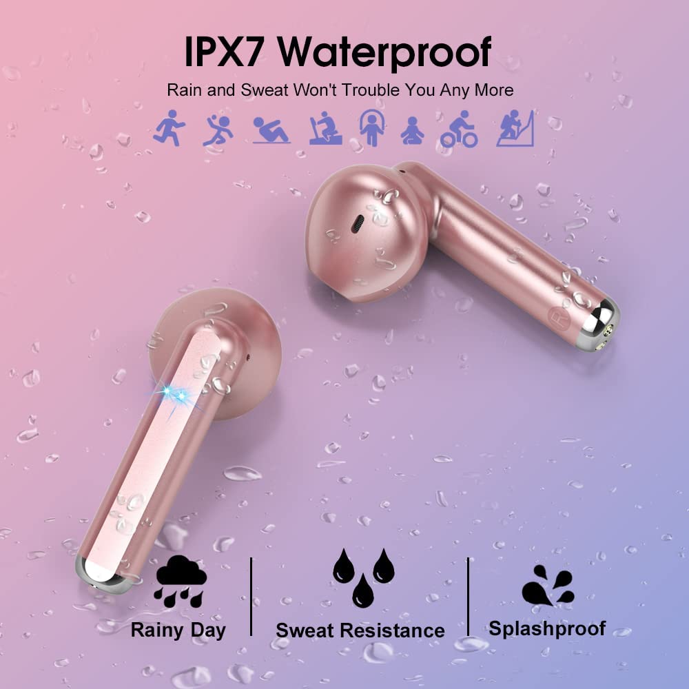 Casti In-Ear OYIB MD058A, Carcasa de incarcare portabila, Touch Control ...