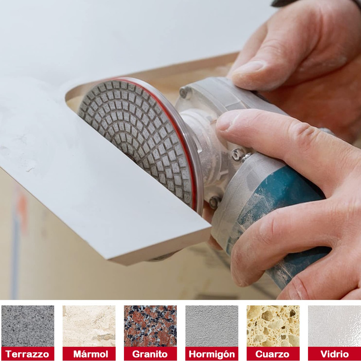 Set 16 dischete diamantate slefuire granulatie 50, 100, 200, 400, 800 ...