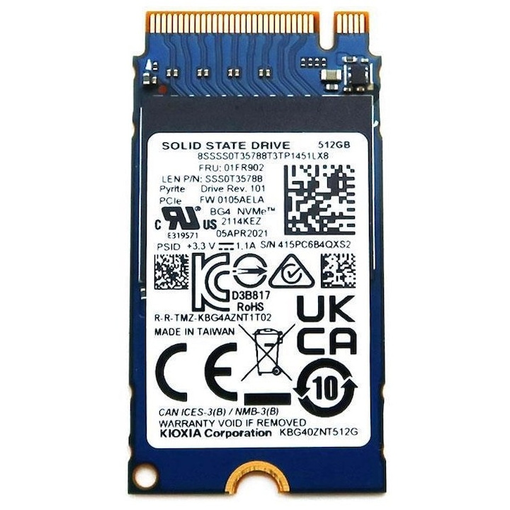 Solid State Drive (SSD) KIOXIA Bulk, 512GB - eMAG.bg