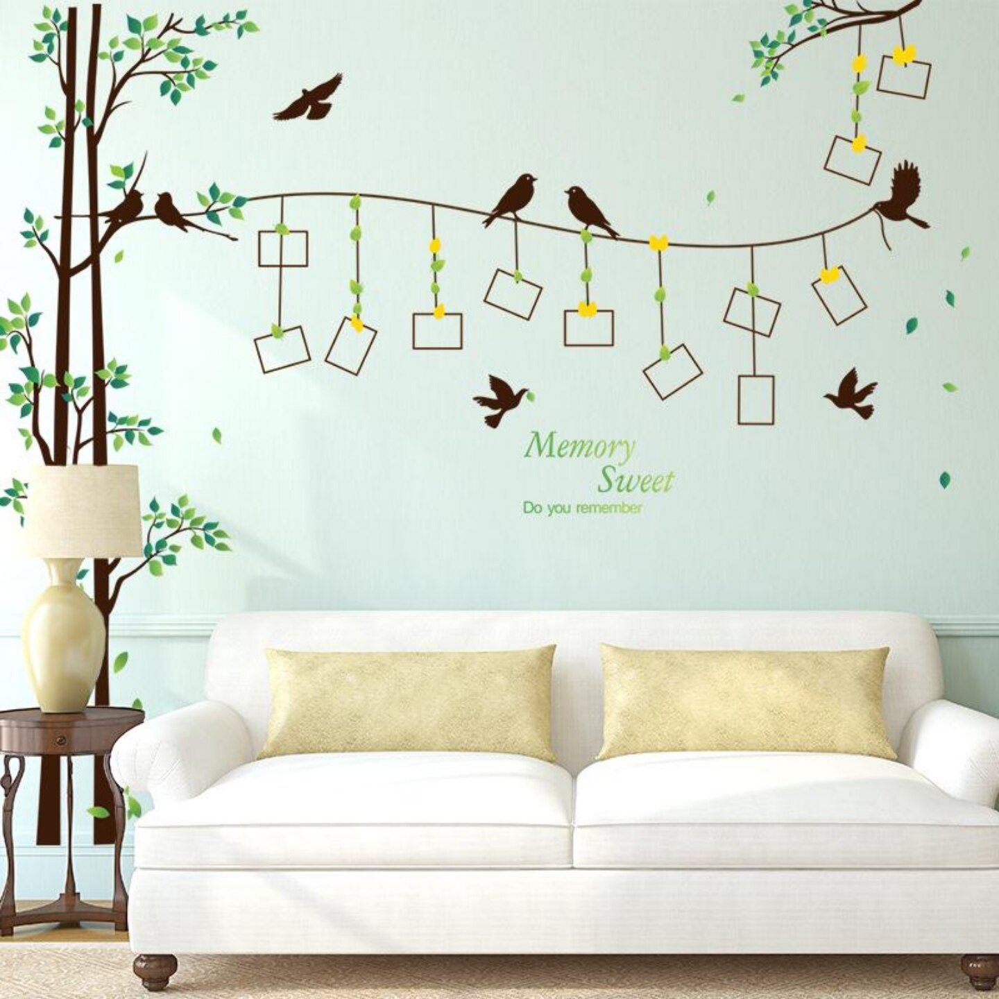 Sticker decorativ de perete cu 12 rame foto Luxer, Sweet Memories ...