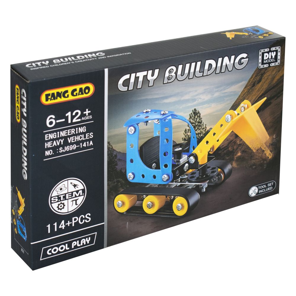 Set constructie copii, MAXIMA, 114 piese, Multicolor - eMAG.ro