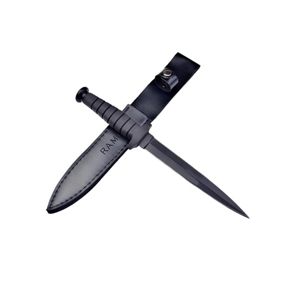 Cutit tip baioneta Rambo VI cu doua taisuri, 31cm - eMAG.ro
