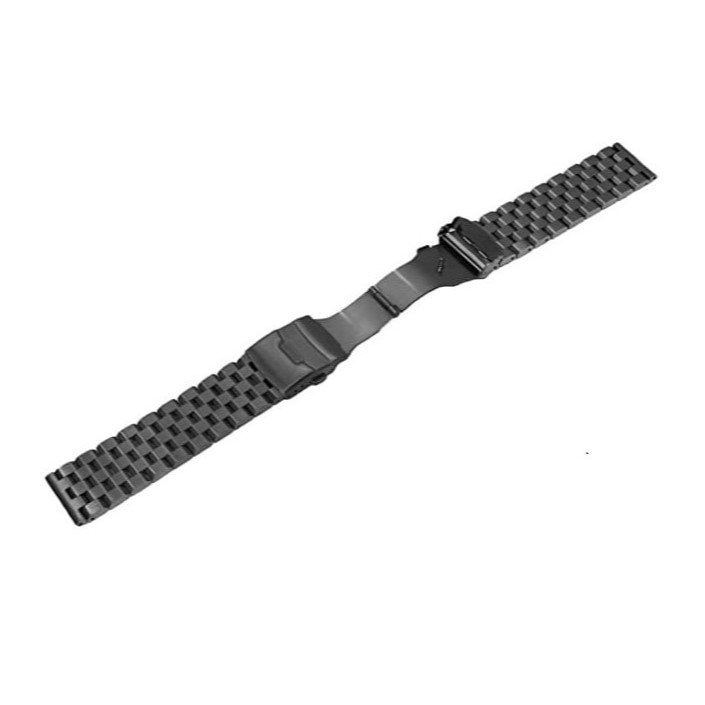 Curea smartwatch din metal cu inchidere dubla Deployant, design Armani ...