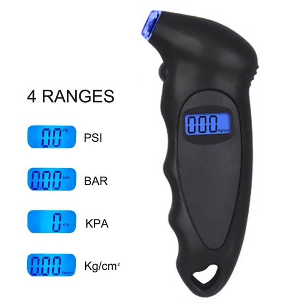 Manometru auto, 1tech, Display LCD, Plastic, Negru - eMAG.ro