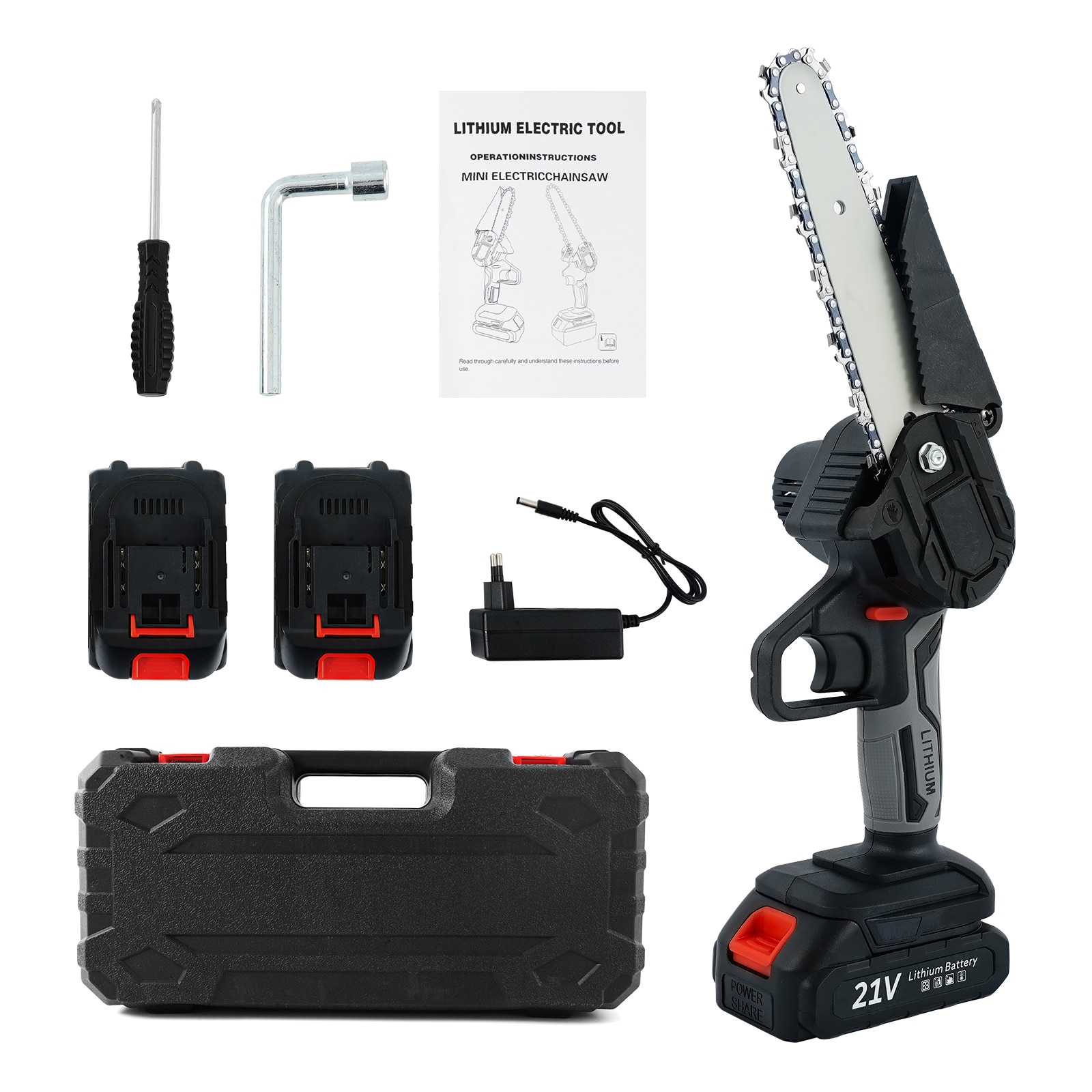 Set Mini drujba de 6 inch, GOGOU, cu doi acumulatori, negru - eMAG.ro