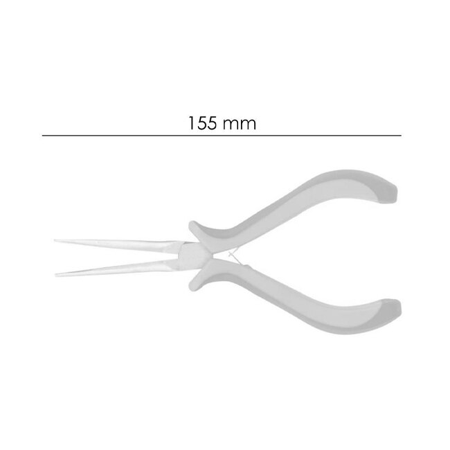 Cleste mini cu varf lung ascutit, 155 mm, Elitech Electronics - eMAG.ro