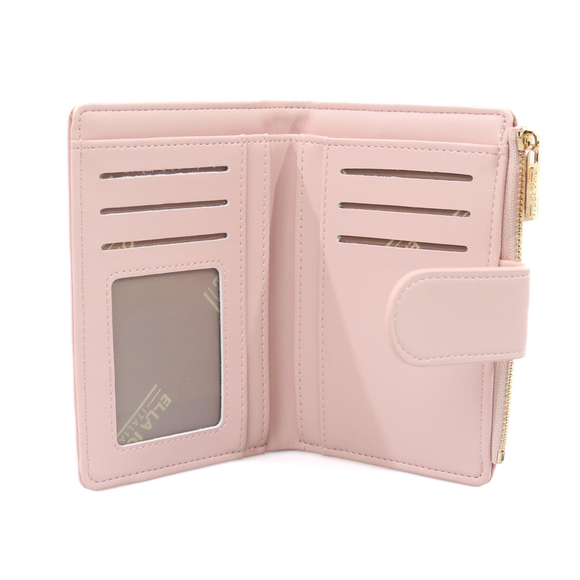 Portofel de dama Click, Ella Icon, Roz prafuit, 14x10cm - eMAG.ro