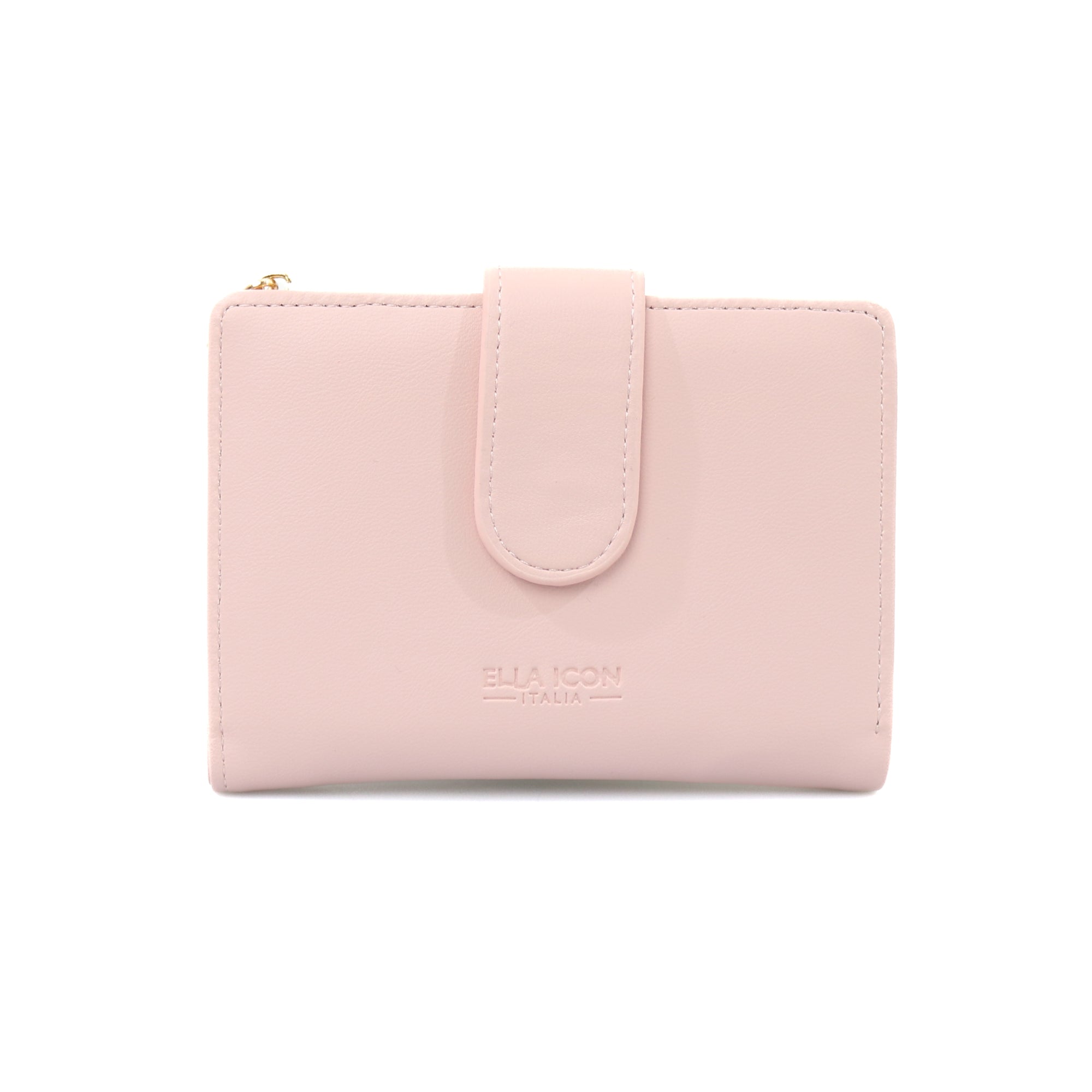 Portofel de dama Click, Ella Icon, Roz prafuit, 14x10cm - eMAG.ro