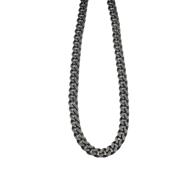 Colier barbati, Lotus Style, Inox, 50 cm, Argintiu - eMAG.ro