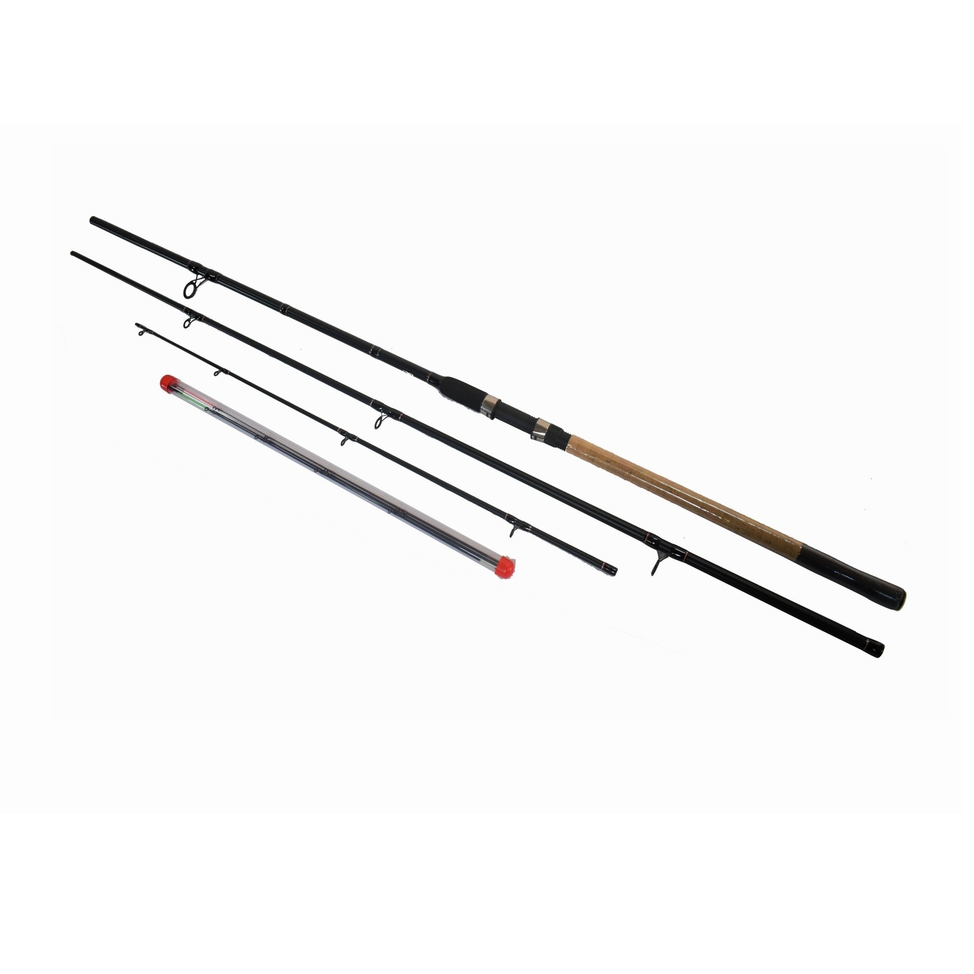 Lanseta Feeder FL Aqua Feeder 3.60m, 120-180g, 3 varfuri de rezerva ...