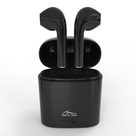Casti bluetooth telefon, Media Tech, In ear, Negru - eMAG.ro