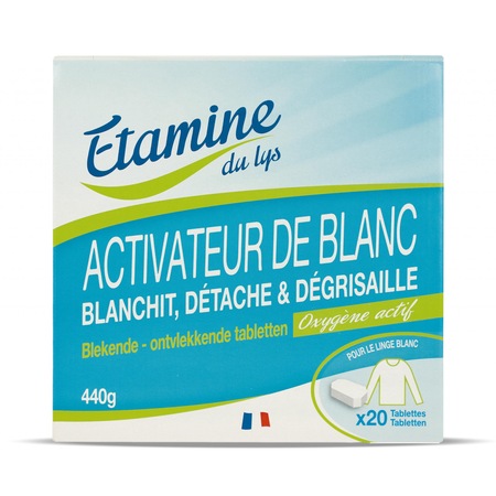 Tablete cu oxigen activ pentru redarea culorii albe rufelor, fara ...