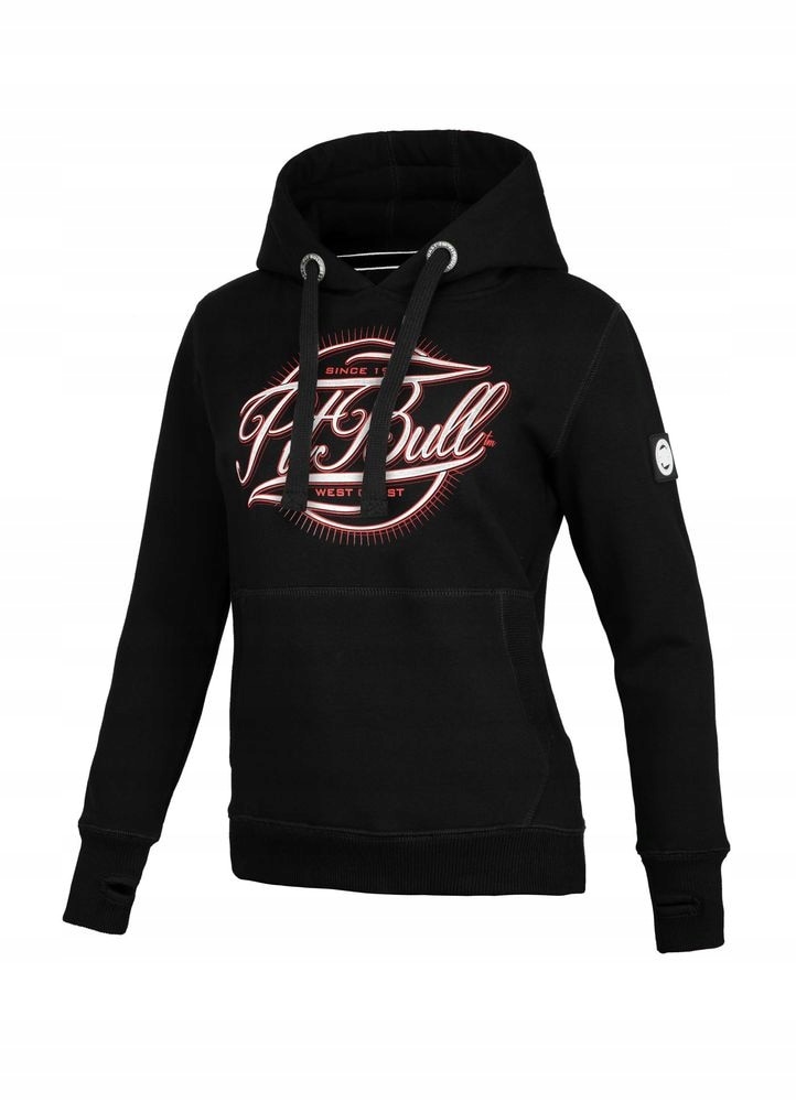 Hanorac dama, Pitbull, Model logo/caine, Bumbac, Negru, L - eMAG.ro