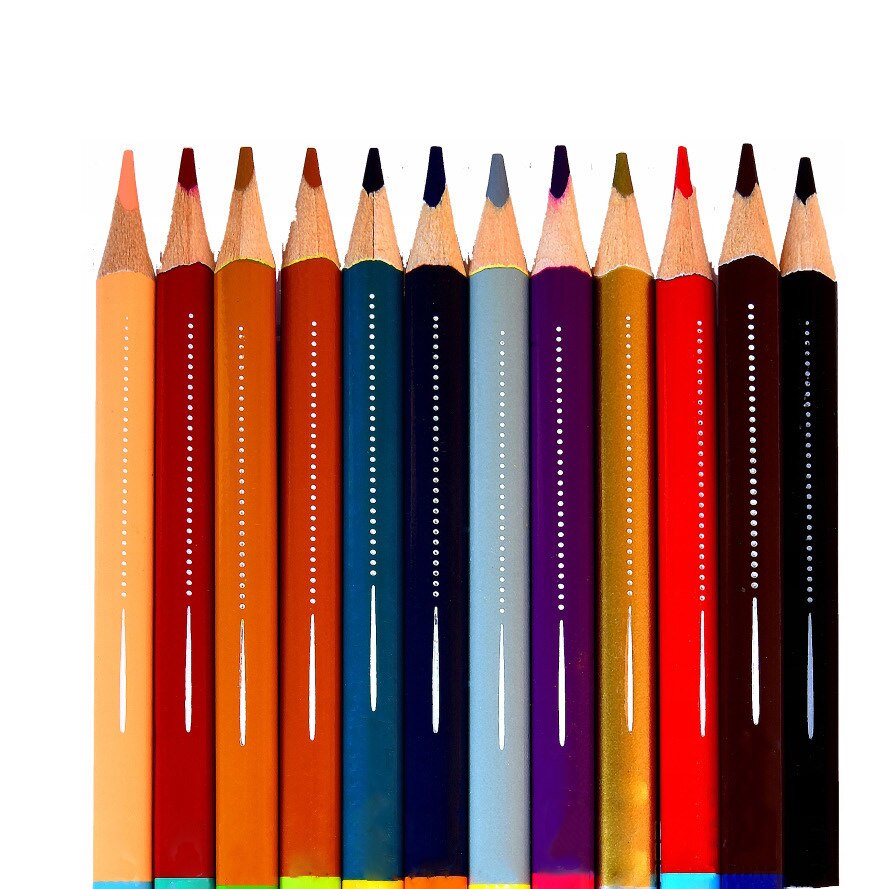 Set creioane colorate 2 cu capete, Zola, 12bucati, 24 de culori ...