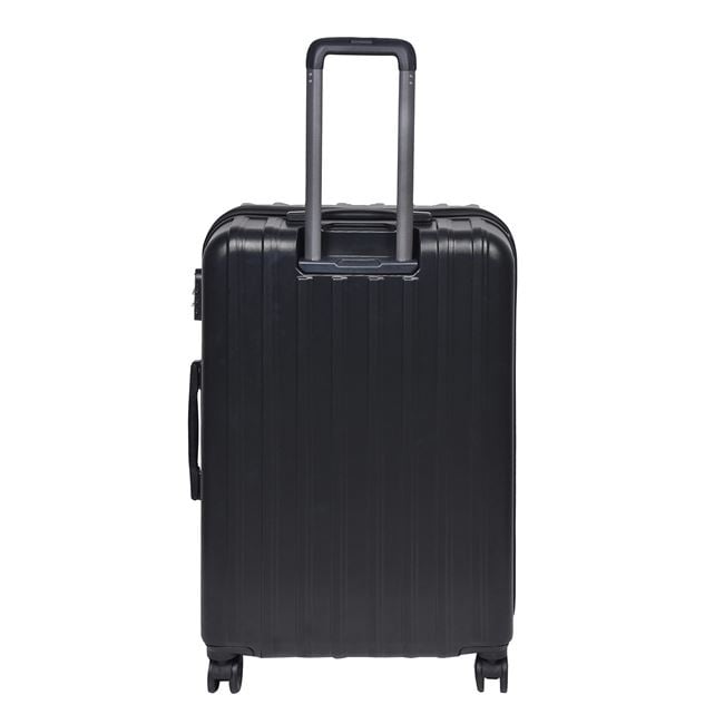 Troler de calatorie Herum®, din ABS cu design in relief, 3 manere si 4 ...