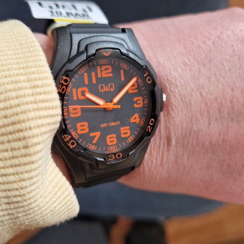 Ceas copii Q&Q V31A/005VY, 100m WR, negru - eMAG.ro