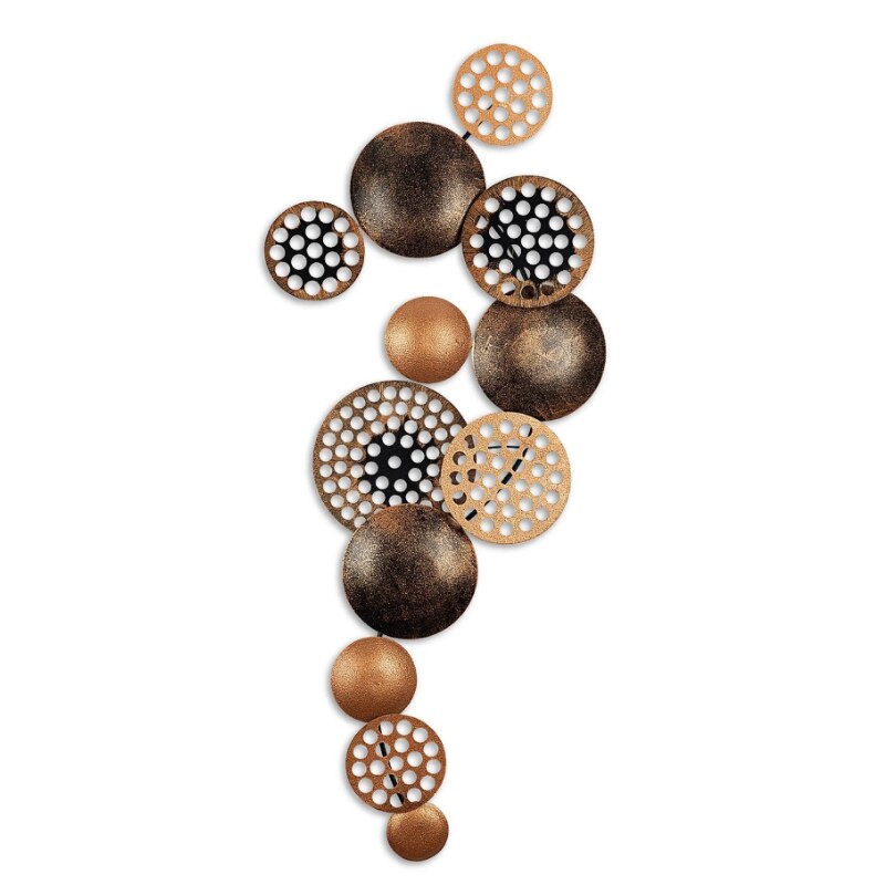 Panou metalic decorativ perete 3D, Deco Art Studio Casa, 90 x 42 cm ...