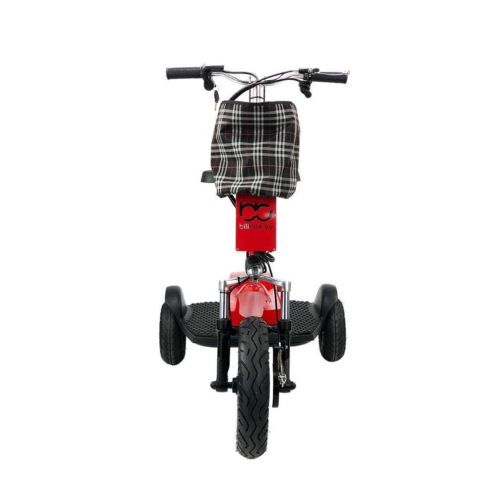 Scuter electric 500, BILI BIKE, 3 Roti, 25km/h, Rosu - eMAG.ro