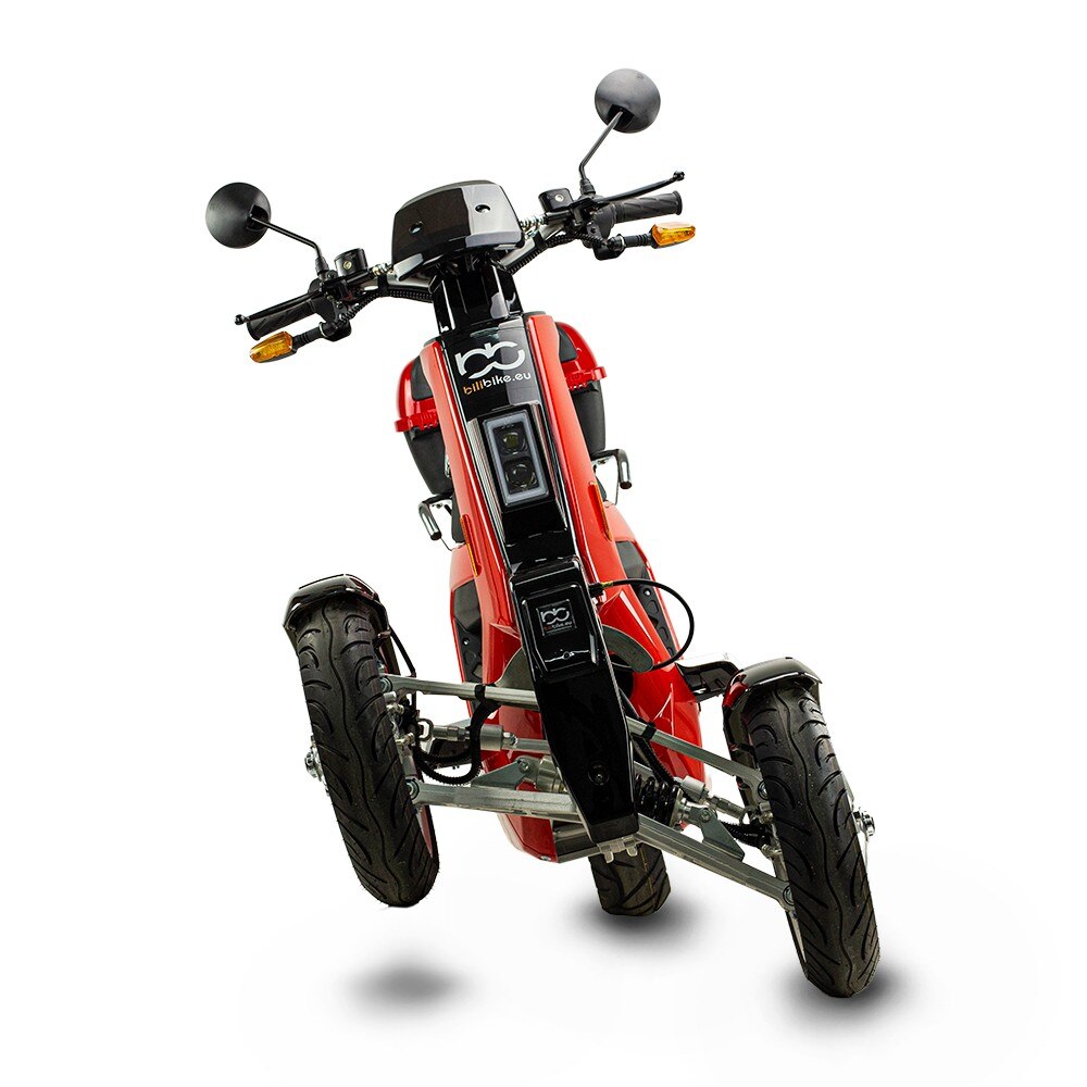 Scuter electric, BILI BIKE, 3 Roti, 2000W, 45km/h, Rosu - eMAG.ro