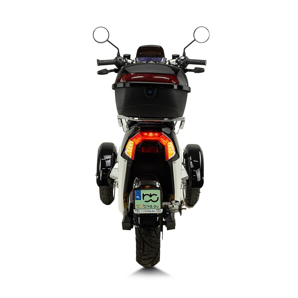 Scuter electric, BILI BIKE, 3 Roti, 2000W, 45km/h, Alb - eMAG.ro