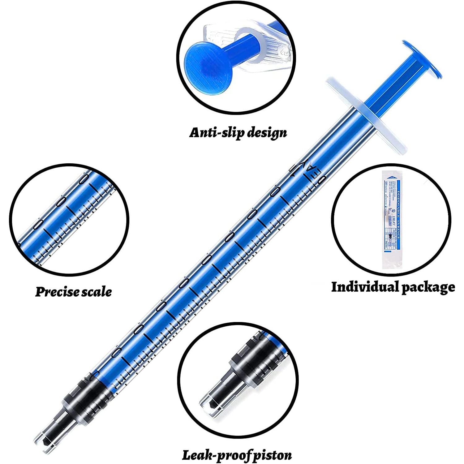 Set seringi unica folosinta,1 ml, 30 buc - eMAG.ro