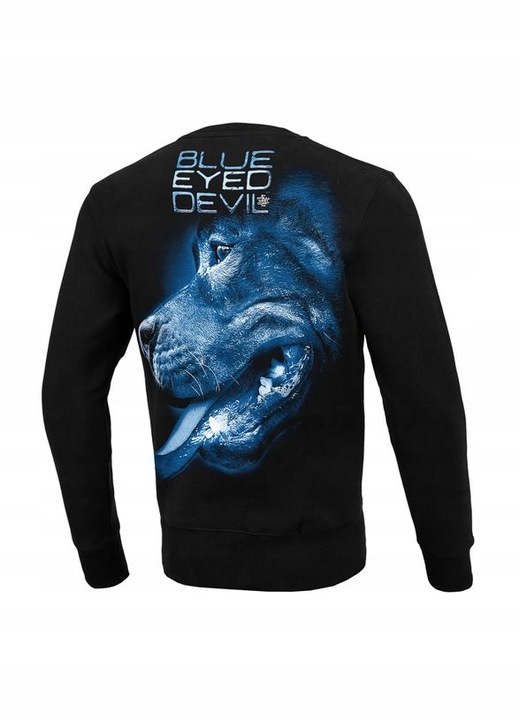 Bluza barbati Blue Eyed Devil X, Pitbull, Bumbac/Poliester, Negru, 3XL ...