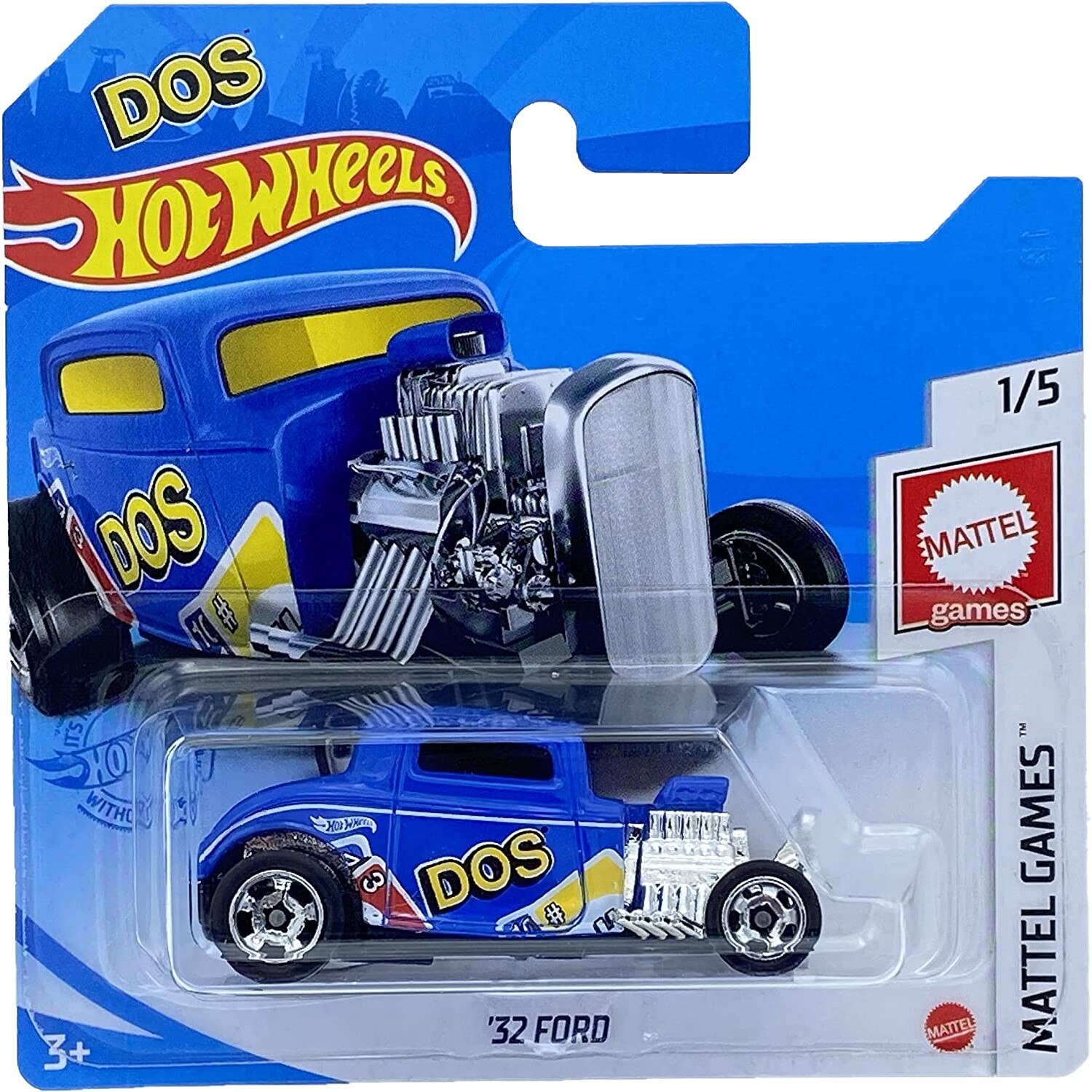 Masinuta Metalica Hot Wheels, '32 Ford, Albastru, 1:64 - eMAG.ro